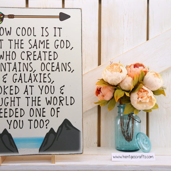 How Cool is It That the Same God Who Created Mountains and Oceans - Etsy UK