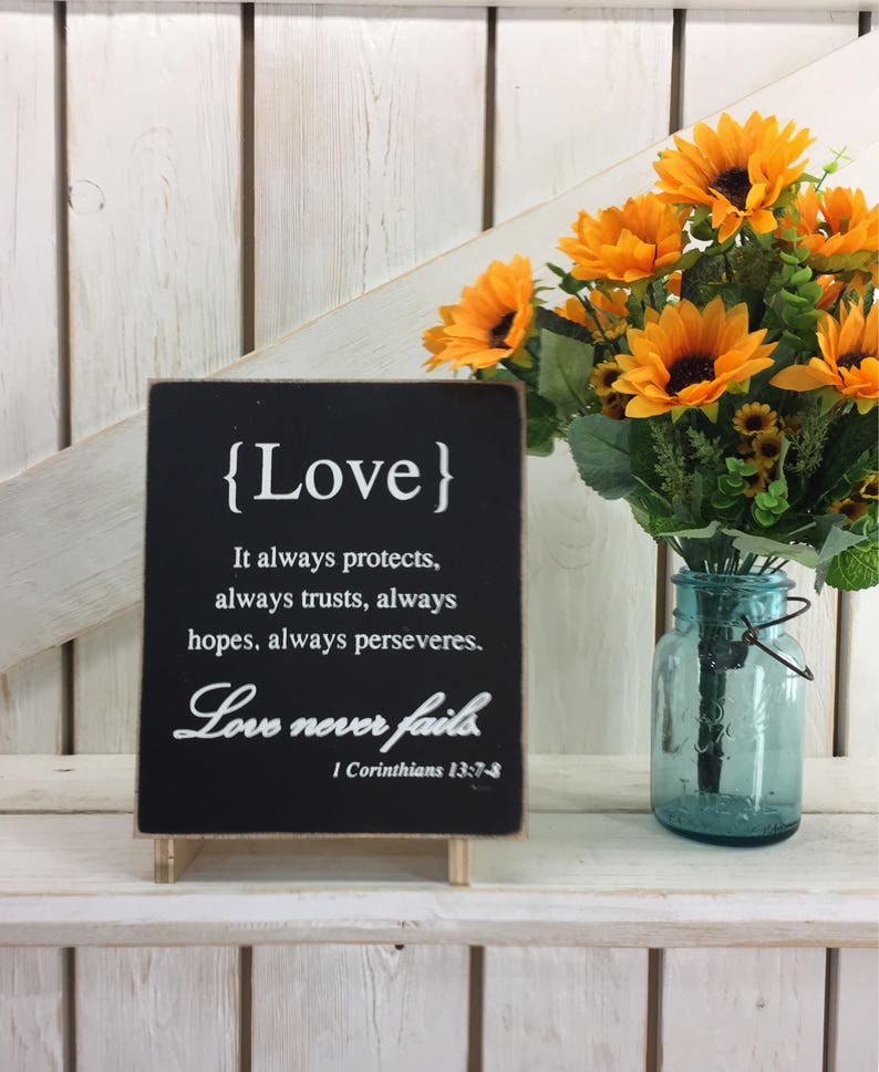 Love It Always Protects Always Trusts Always Hopes Always - Etsy