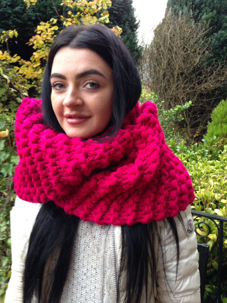 Pink Scarf, Long Scarf, Claire Cowl, OUTLANDER, Pink Long Scarf, Extra ...