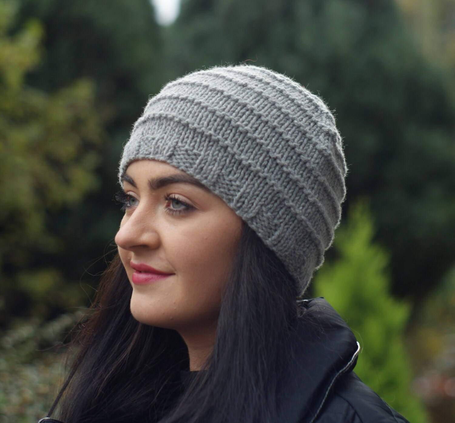 Women Hat 100% Cashmere Hat Grey Hat Loro Piana Classic - Etsy