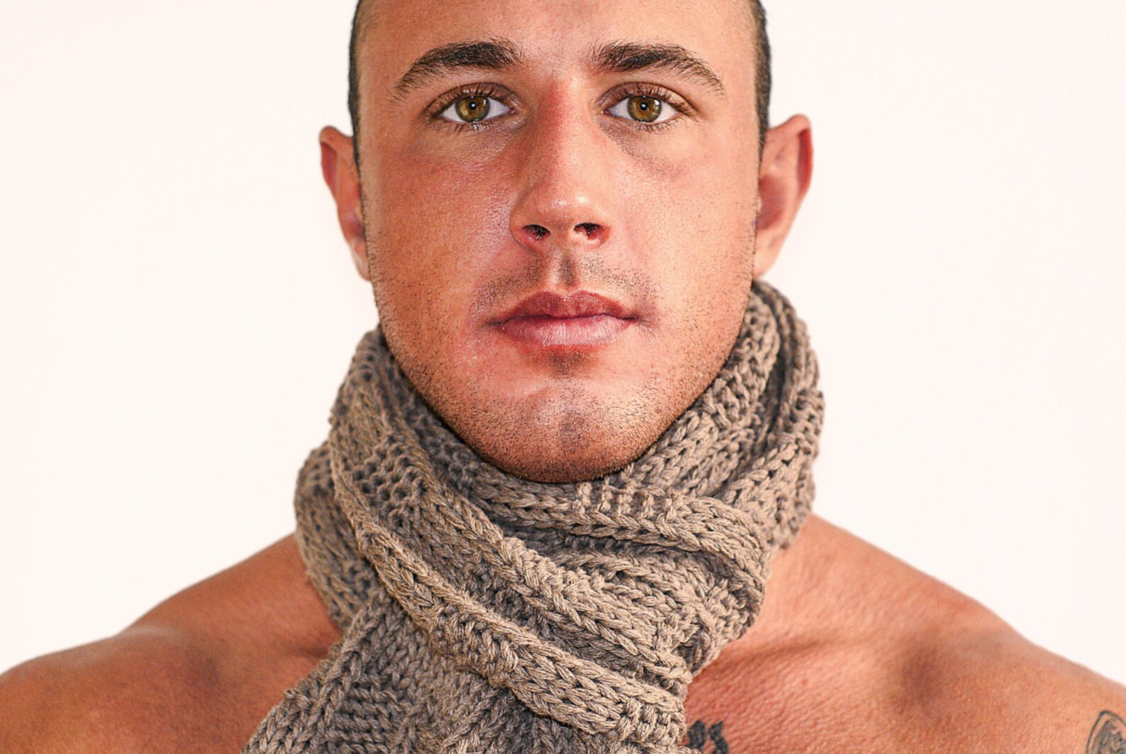 Men Scarf Cashmere Italian Men Cashmere Scarf Beige - Etsy