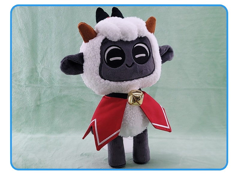 Cult of the Lamb Fan Plushie with Magnetic Crown - Etsy New Zealand