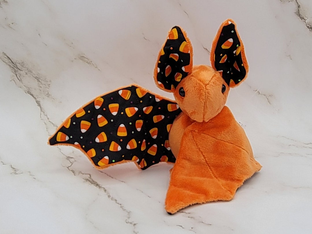 Candi the Orange Halloween Candy Corn Bat - Etsy