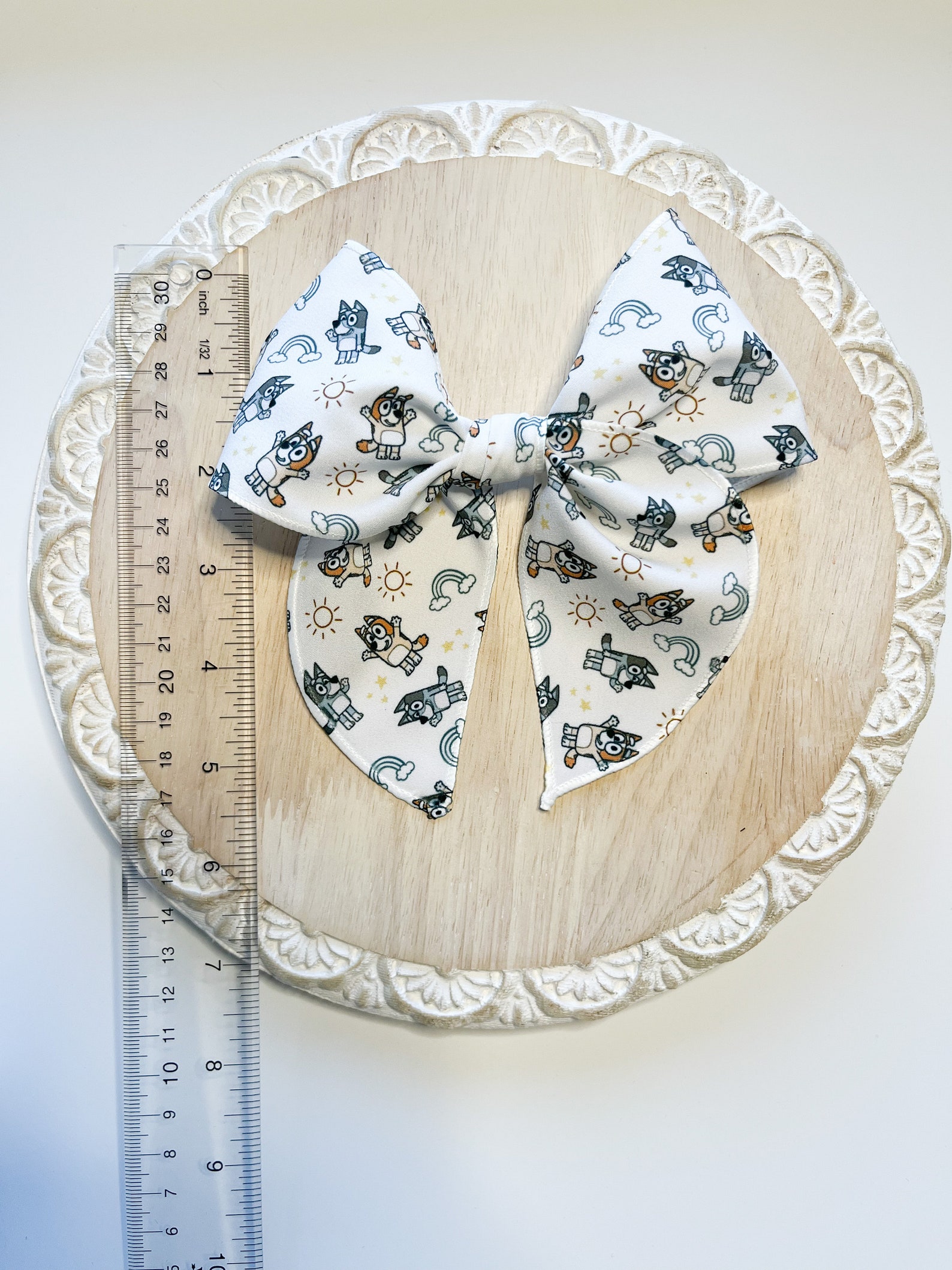 Bluey Bingo Bow Fable Bows Bluey Dog Big Bow Bluey Birthday - Etsy