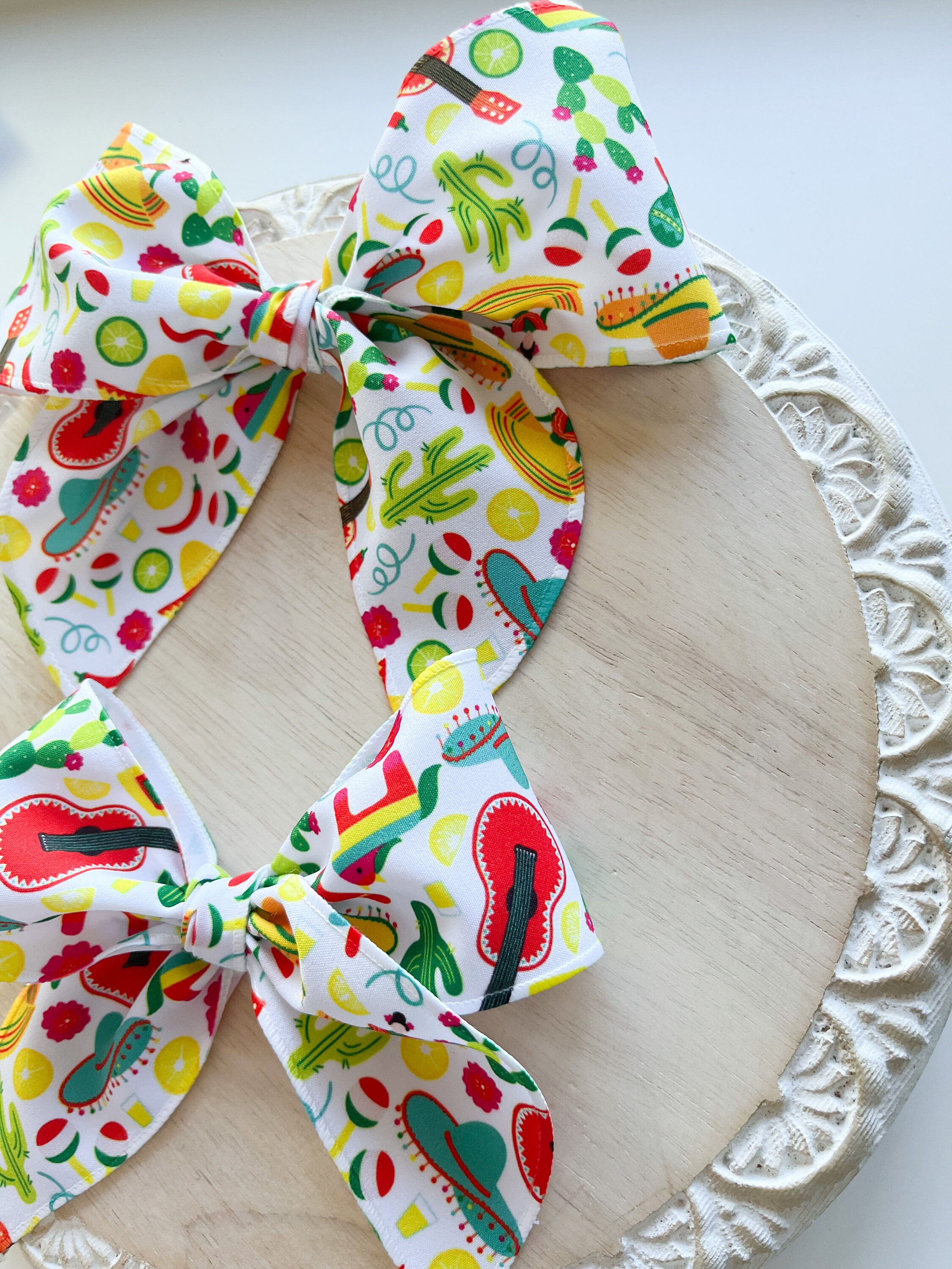 Mexican Hair Bow, 5 De Mayo Hair Bow, Festive Hair Bows Shaker Bow Bows ...