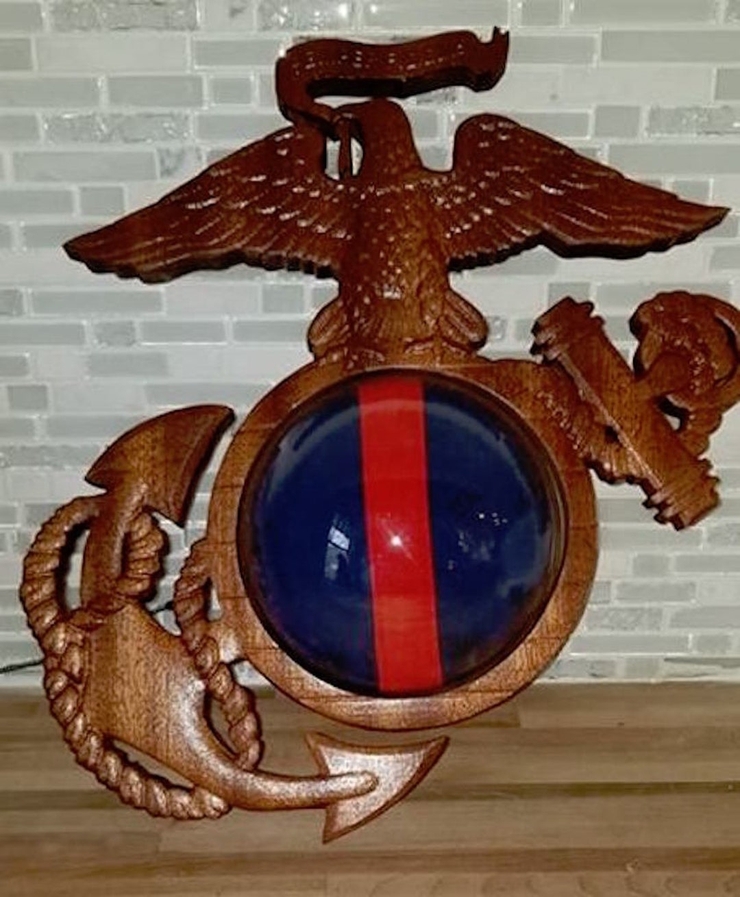 E.G.A. Globe Shadowbox - Etsy