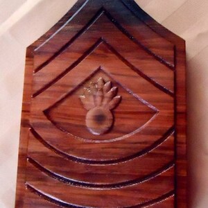 SNCO and Officer Wood Rank Insignias Extra Large and Large Sizes - Etsy