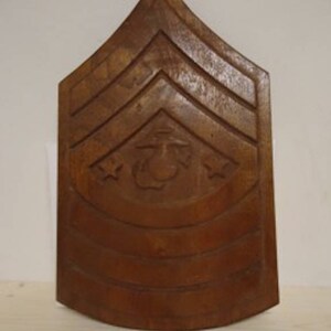 SNCO and Officer Wood Rank Insignias Extra Large and Large Sizes - Etsy