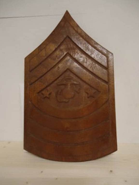 SNCO and Officer Wood Rank Insignias Extra Large and Large Sizes - Etsy