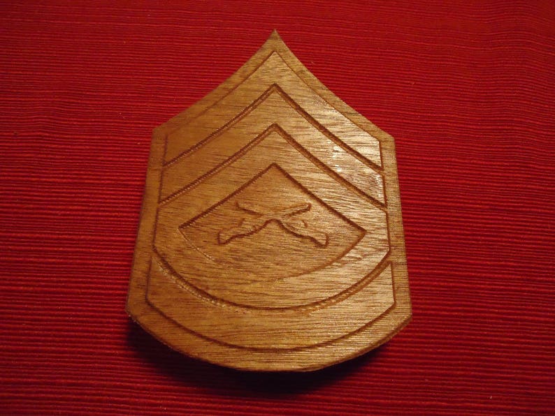 NNCO and NCO Wood Rank Insignias Small and Extra Small - Etsy