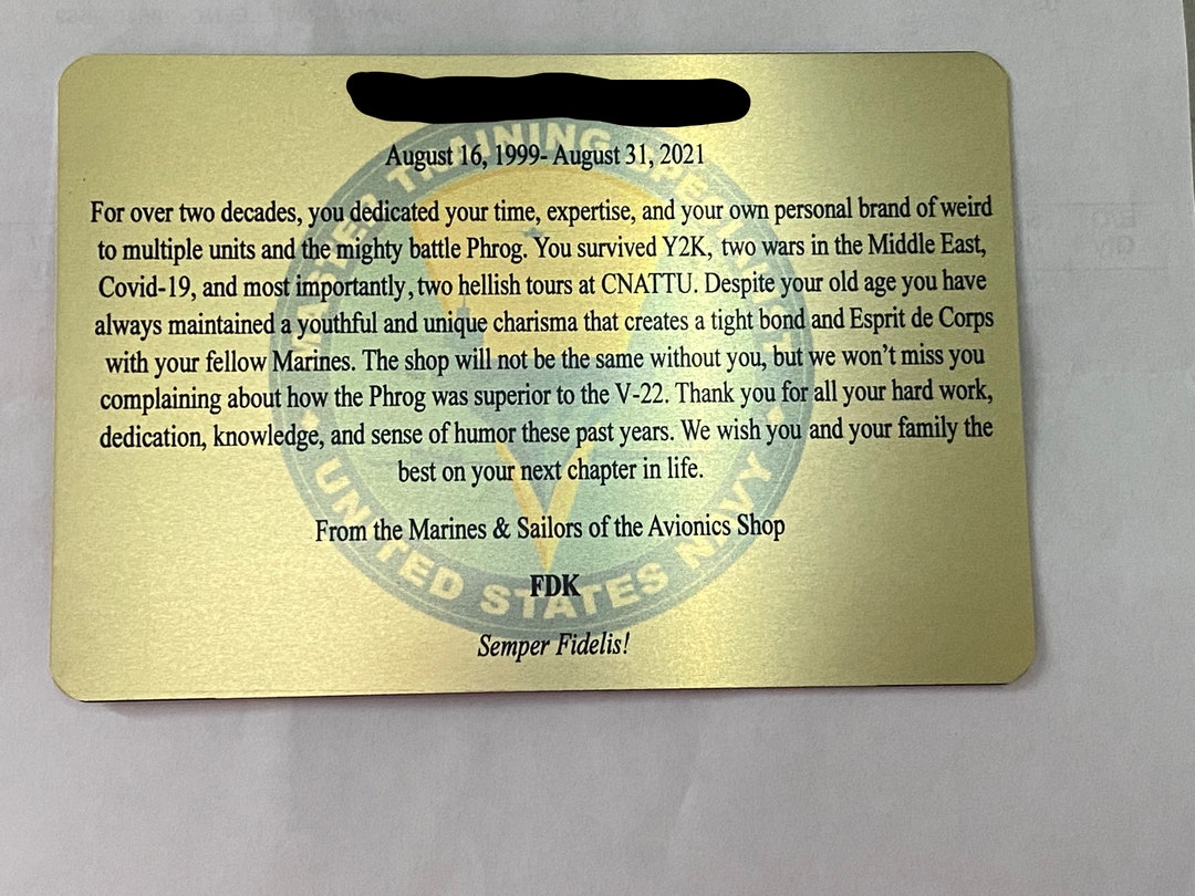 Personalized Metal Placards - Etsy