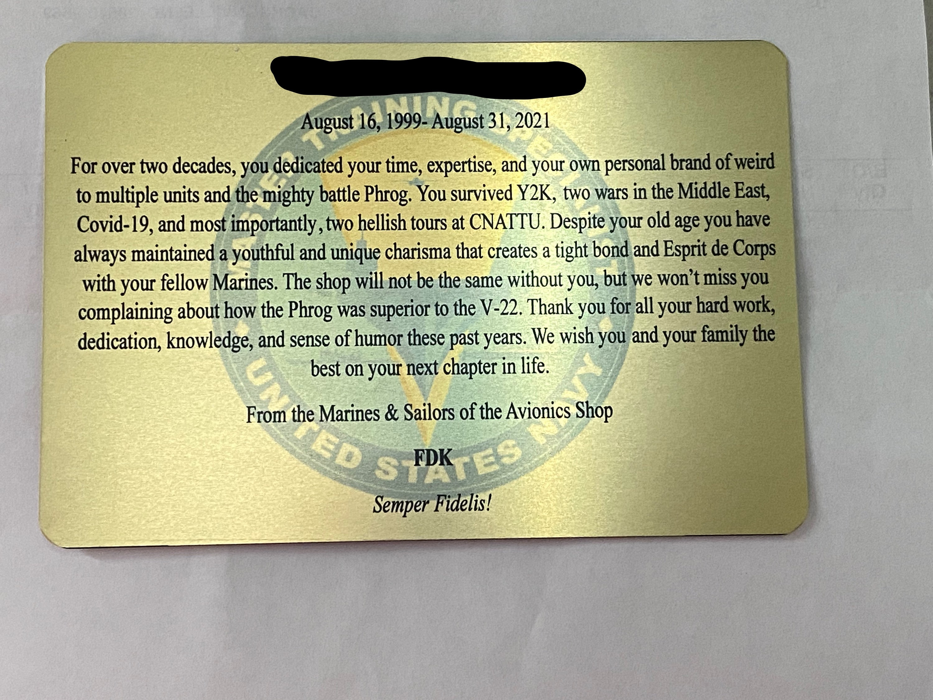 Museum Placard Format