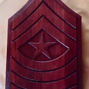 SNCO and Officer Wood Rank Insignias Extra Large and Large Sizes - Etsy