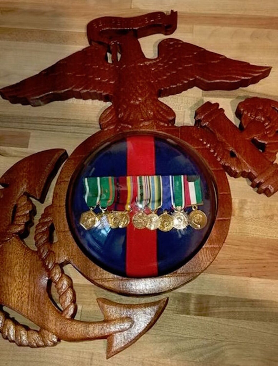 E.G.A. Globe Shadowbox - Etsy