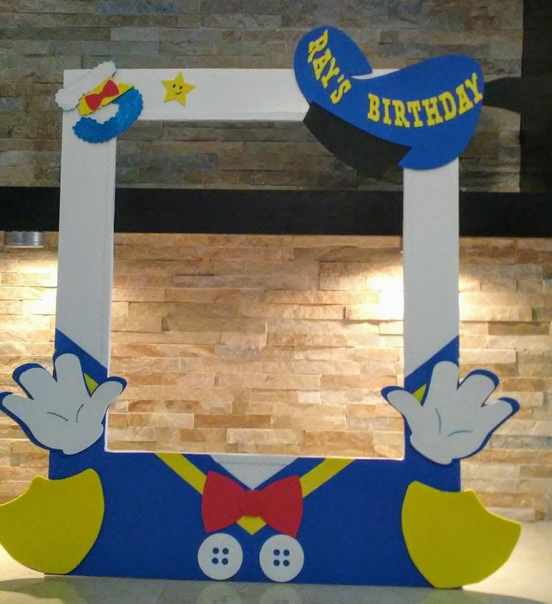 Donald Duck Photo Booth Photo Prop Photo Frame | Etsy
