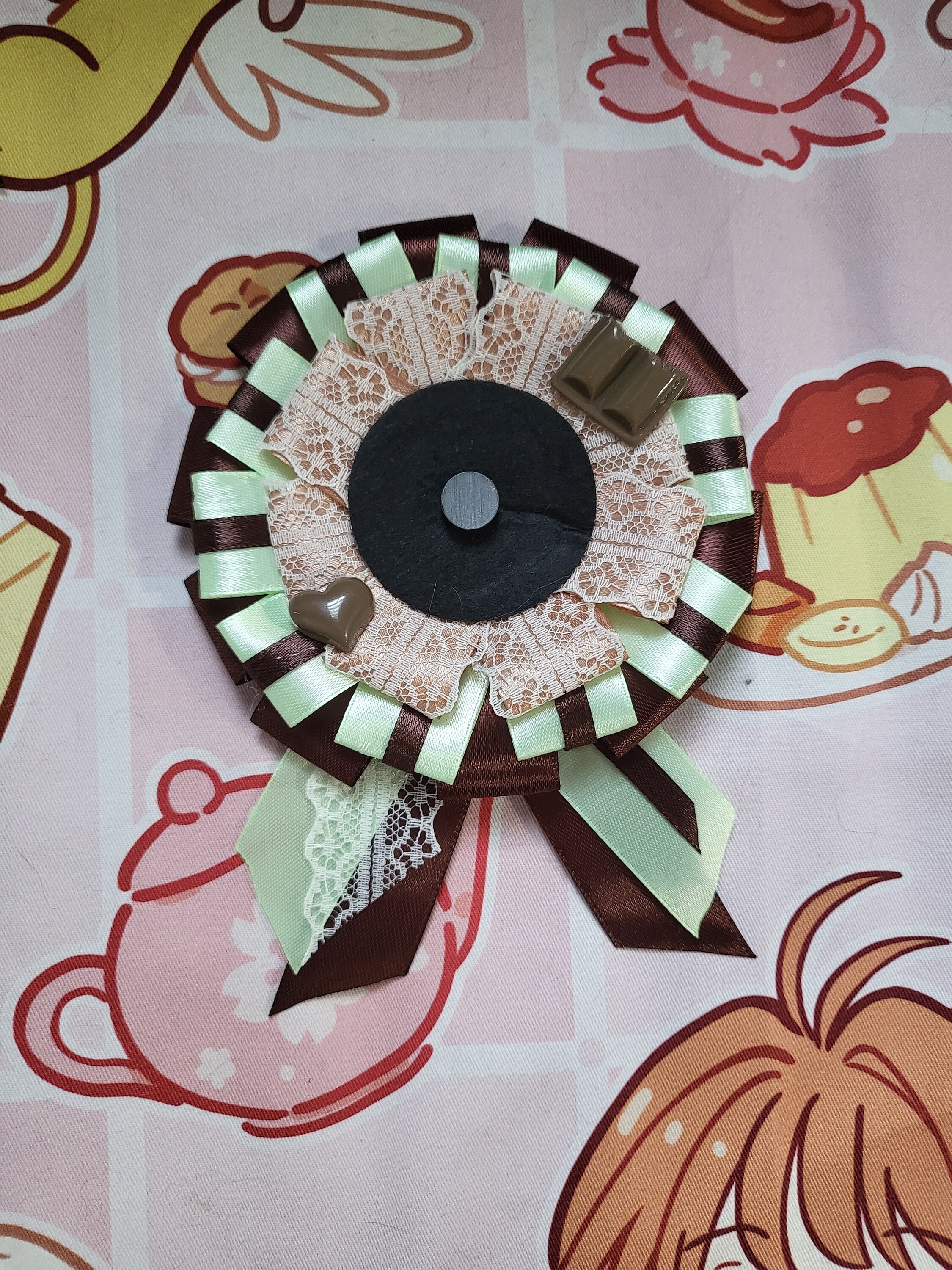 Chocolate Mint Rosette - Etsy