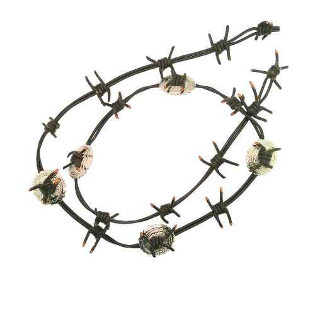 Silver Concha Leather Barb Wire Hat Band...handcrafted in the REAL Wild ...