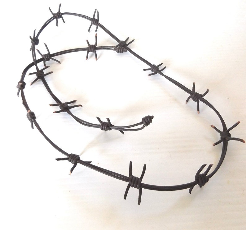 Leather "barb Wire" Hat Band. Handcrafted in the REAL Wild West! - Etsy