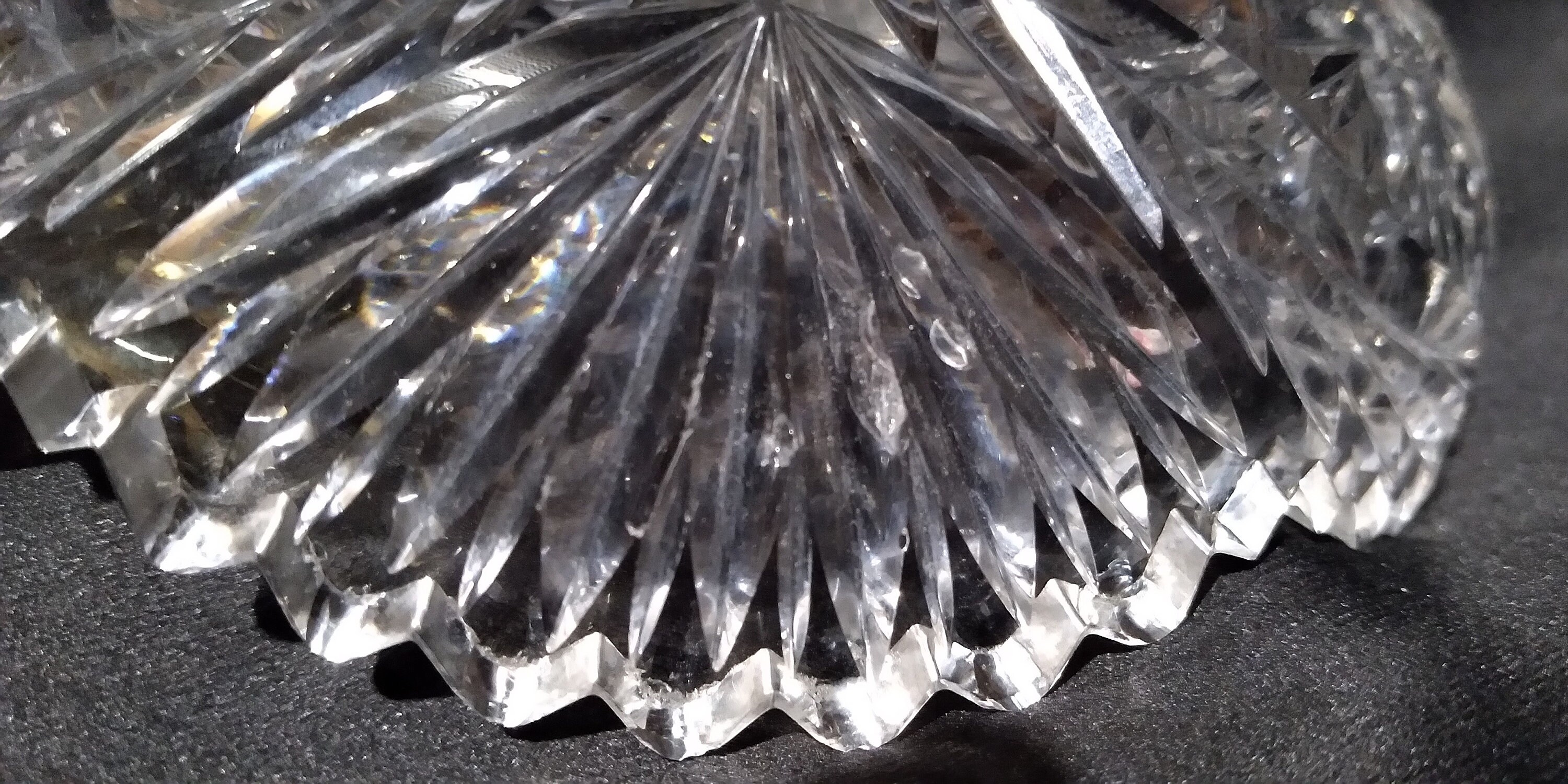 Antique American Brilliant Sawtooth Edge Candy Dish/nappy Bowl With ...