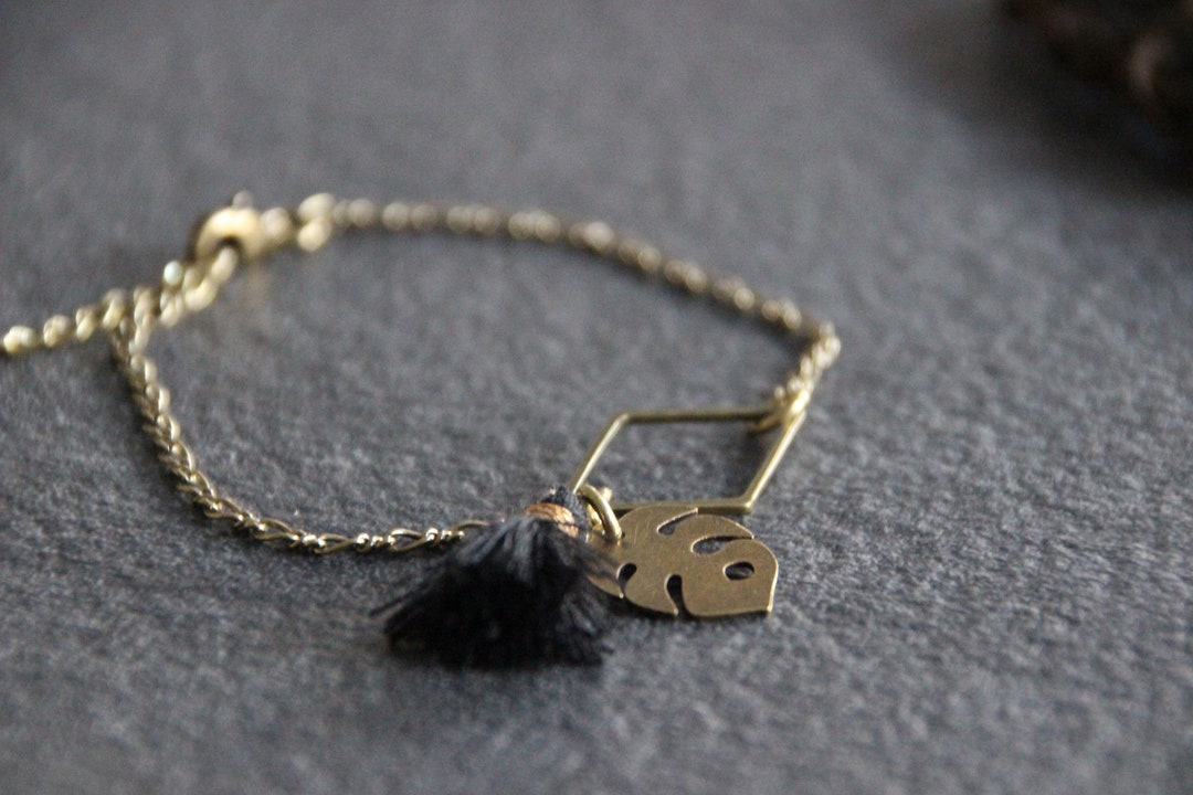 Fine Woman Bracelet, Fine Chain Bracelet, Charm Bracelet, Boho Bracelet ...