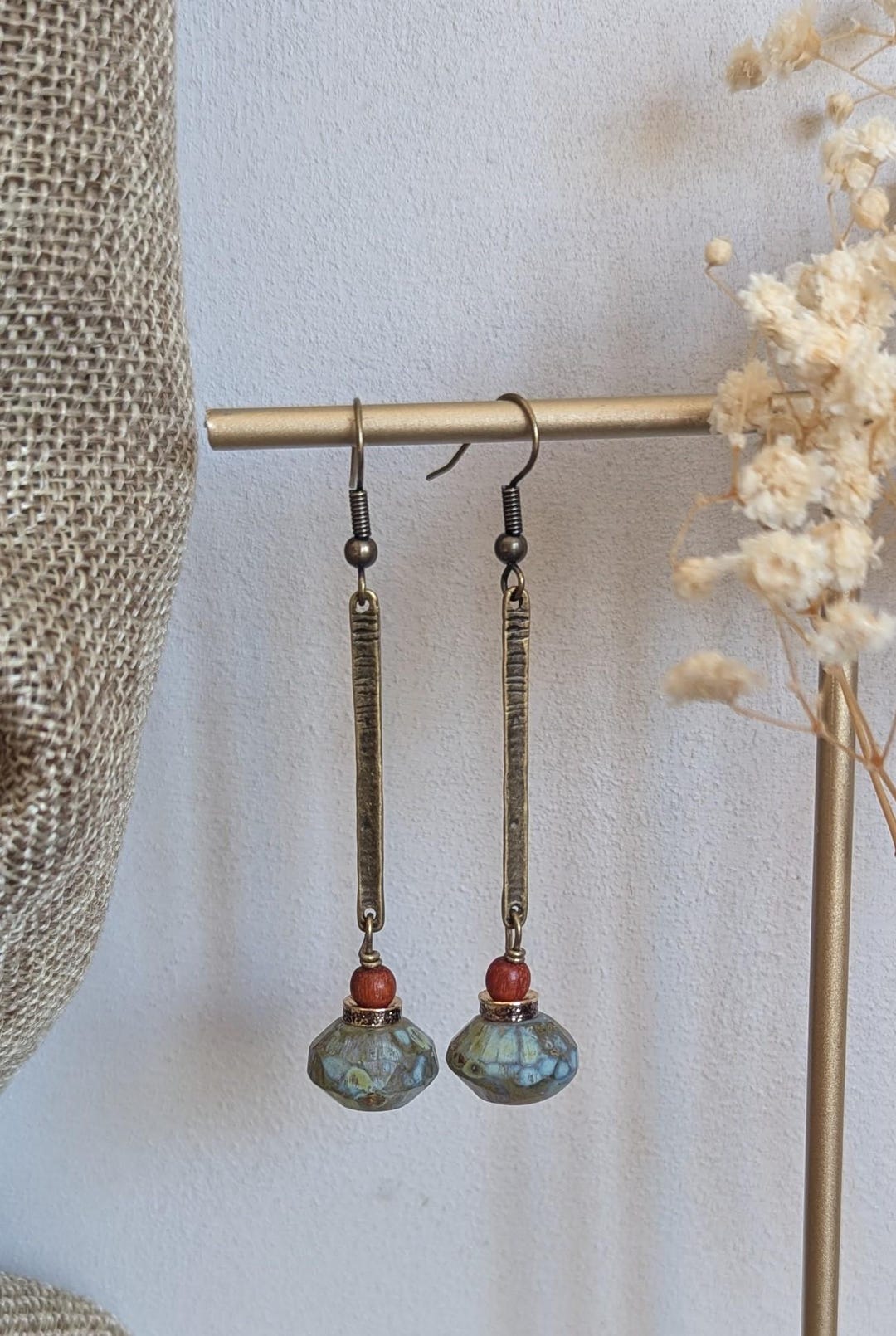 ELENA *** Bohemian Earrings, Ethnic Earrings, Nature-inspired Jewelry ...