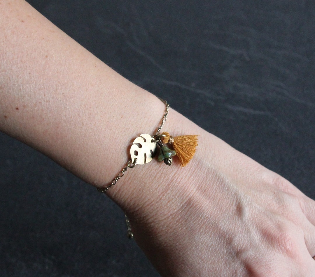 Bracelet fin femme, bracelet chaine fine, bracelet breloques, bracelet ...