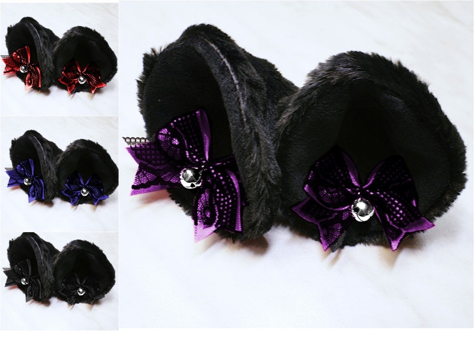 Cat Ears Kittenplay Ears Kitten Play Ears Clip On And Headband Etsy