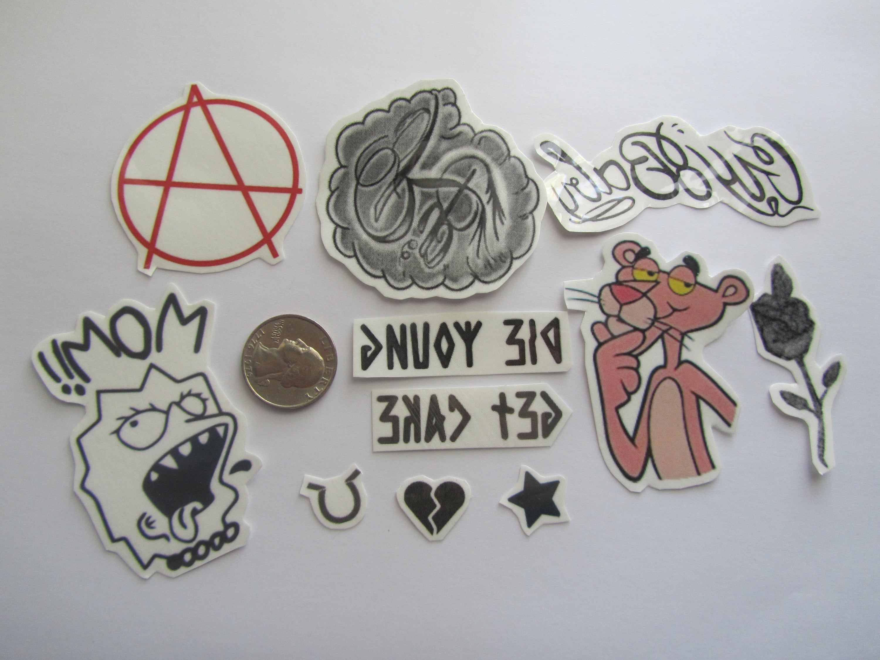 Tekashi69 Face and Neck Temporary Tattoo Set 6ix9inetattoos - Etsy UK