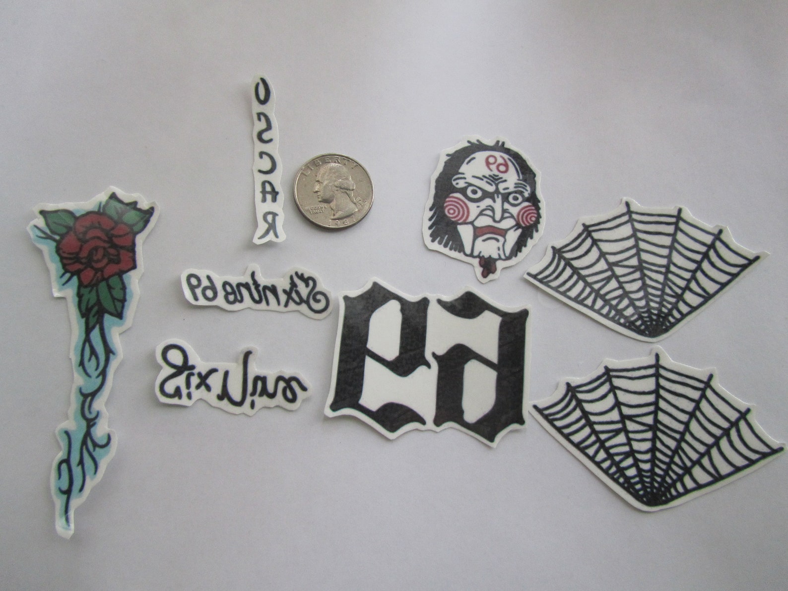 Tekashi69 Face and Neck Temporary Tattoo Set 6ix9inetattoos | Etsy