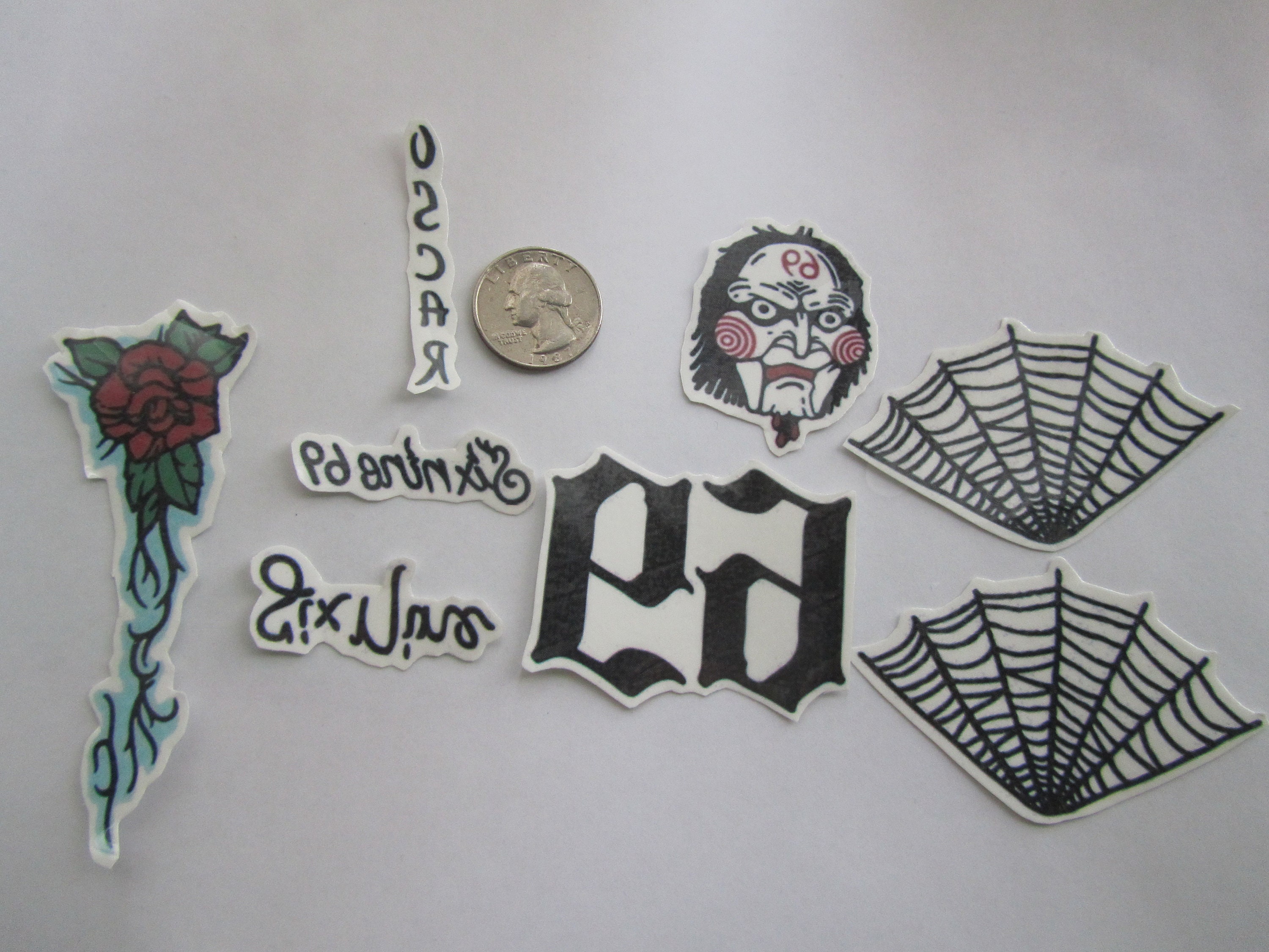 Tekashi69 Face and Neck Temporary Tattoo Set 6ix9inetattoos - Etsy UK