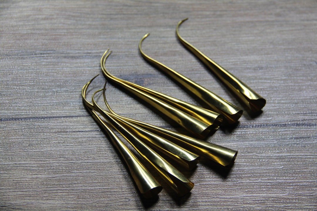 8pcs. Golden Metal Fingernails for Northernthai Traditional Dances. fon ...