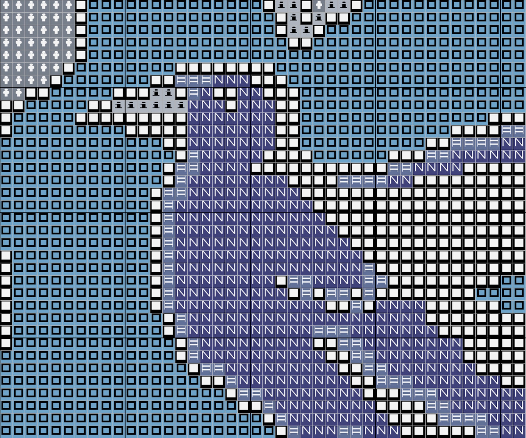 Ravenclaw Crest Cross Stitch Pattern - Etsy