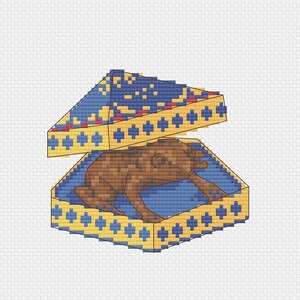 Honeydukes Chocolate Frog Cross Stitch Pattern - Etsy