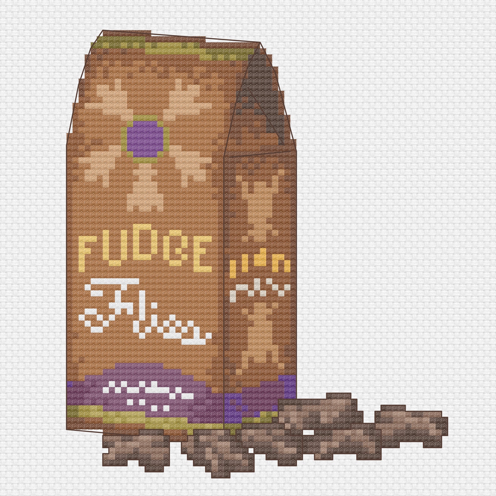 Honeydukes Fudge Flies Cross Stitch Pattern - Etsy