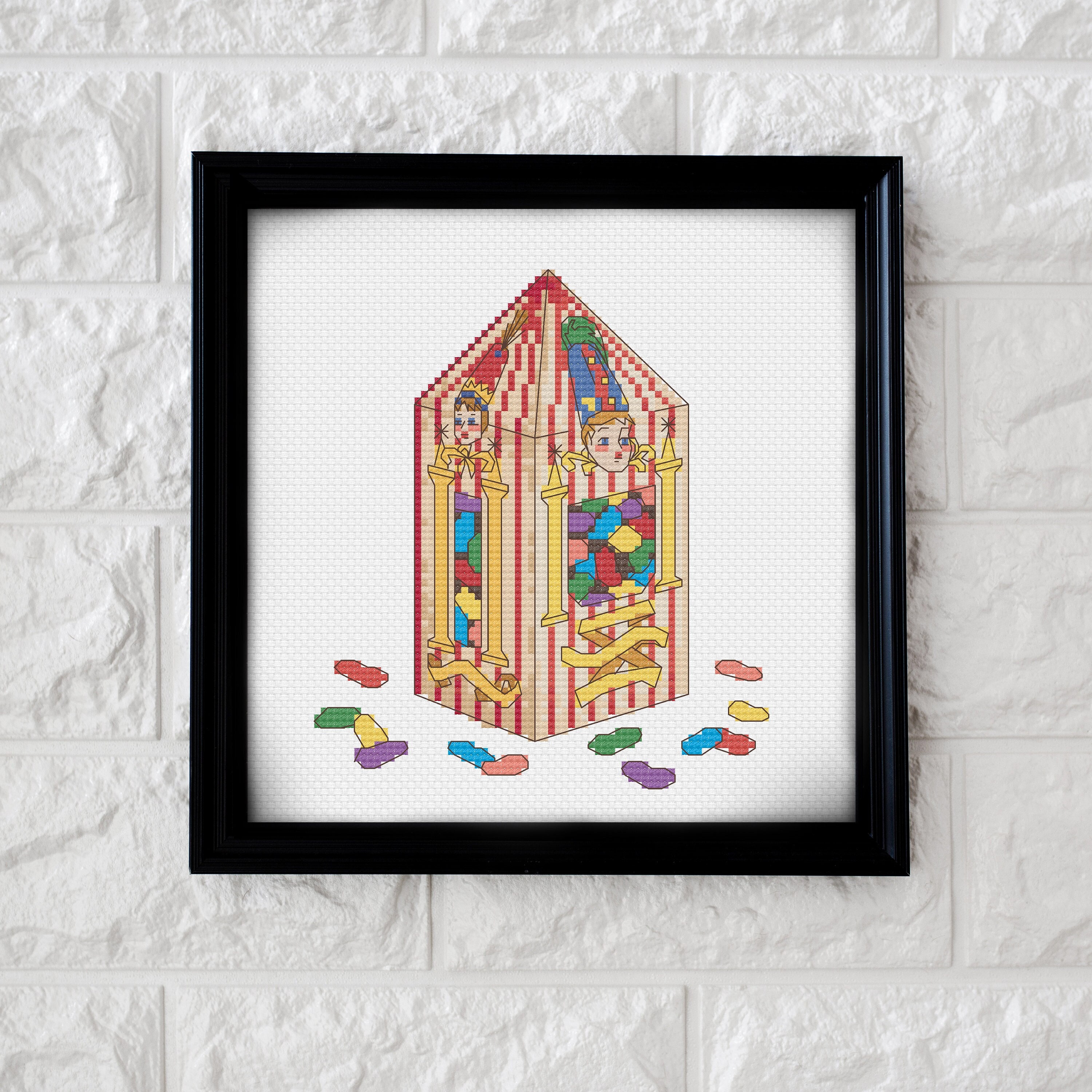Honeydukes Bertie Botts Beans Cross Stitch Pattern - Etsy
