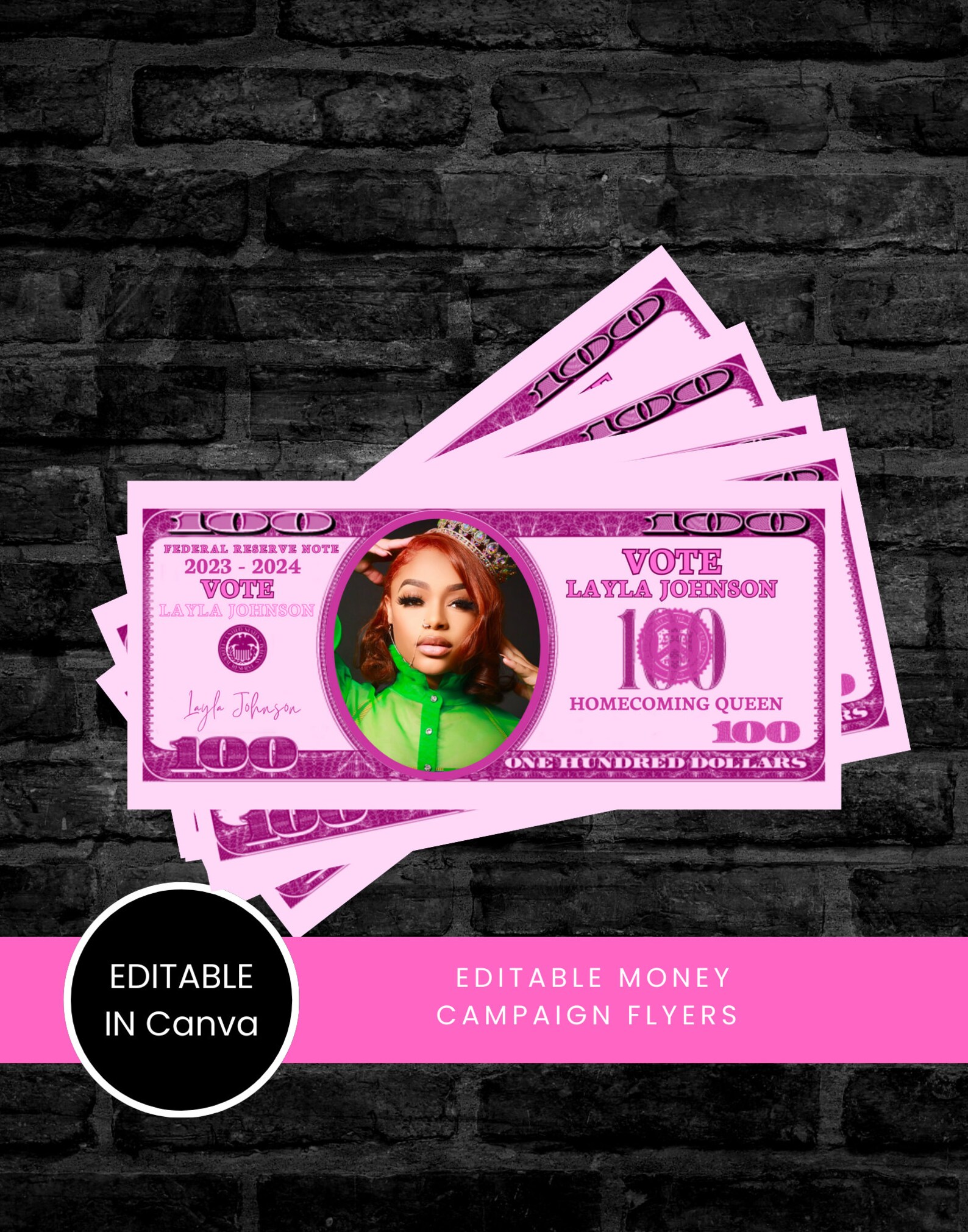 Vote Prom Queen Princess/ Homecoming Court/ Prom Campaign Flyer /vote ...