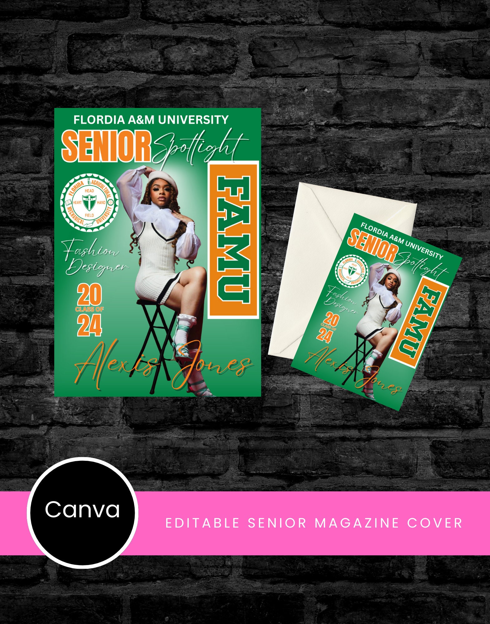 Graduation Magazine Cover Magazine Cover Prom,homecoming Digital ...