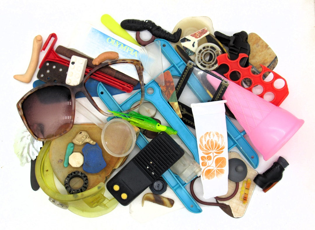 A Rainbow of Beach Plastic Large Collection of Ocean Plastic - Etsy