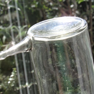 Rare Antique Glass Chemistry Bottle With Lower Spout and Handmade Cork ...