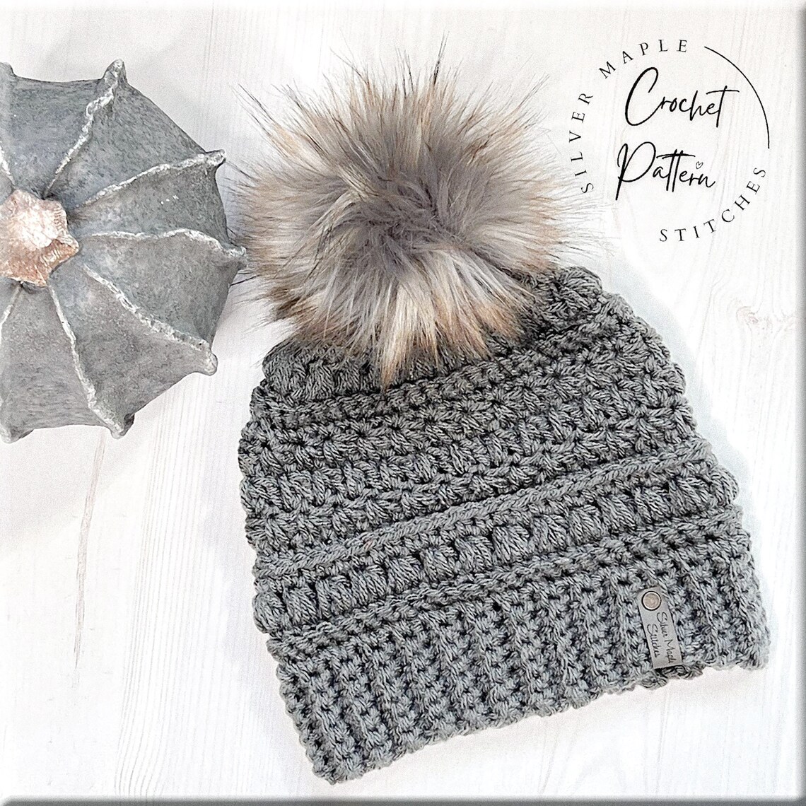 MADISON BEANIE CROCHET Pattern, Bulky Crochet Hat Pattern, Crochet ...