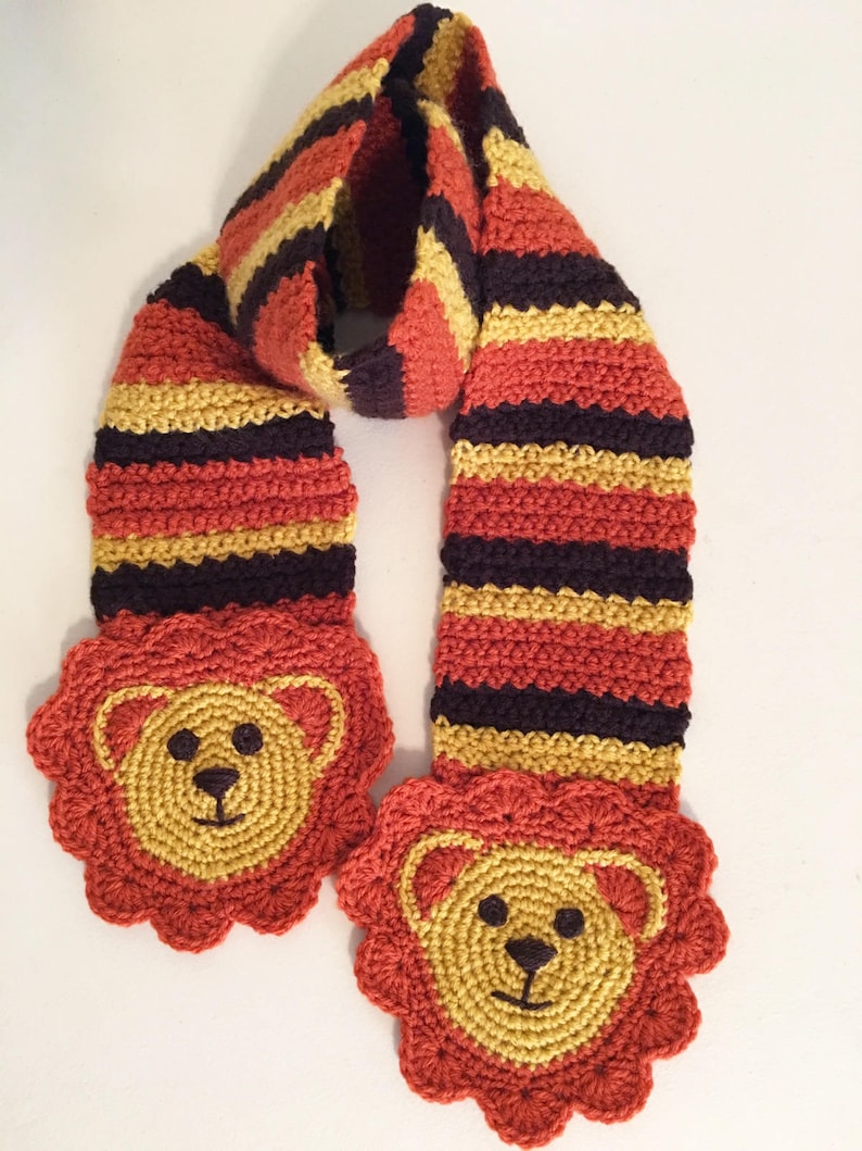 Lion Scarf - Etsy