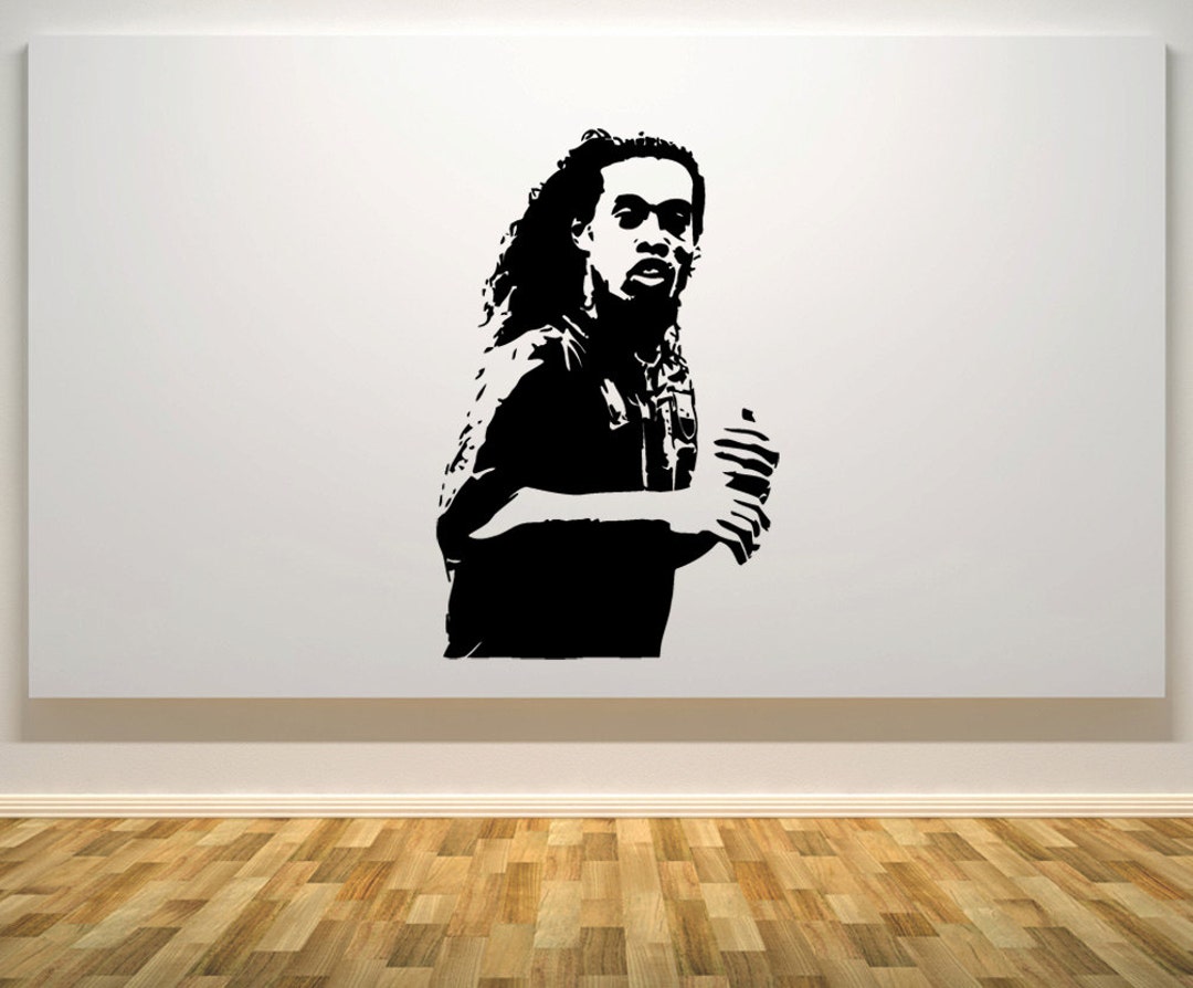 Ronaldinho Brazilian Football Soccer Player -kids Children's Bedroom ...