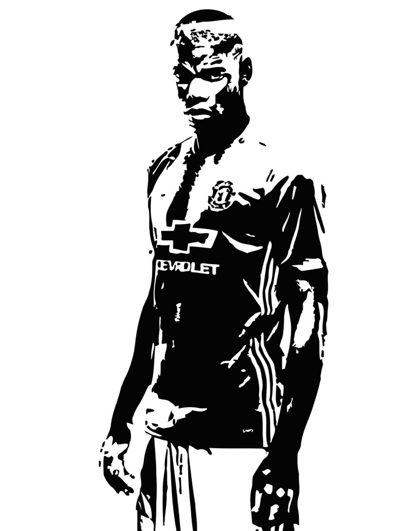 Paul Pogba French Football Soccer Player - Utd Reds France - Children's ...
