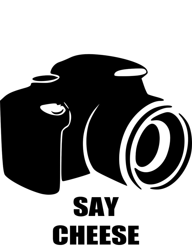 Say Cheese Camera Picture Photography Machine Sticker - Etsy