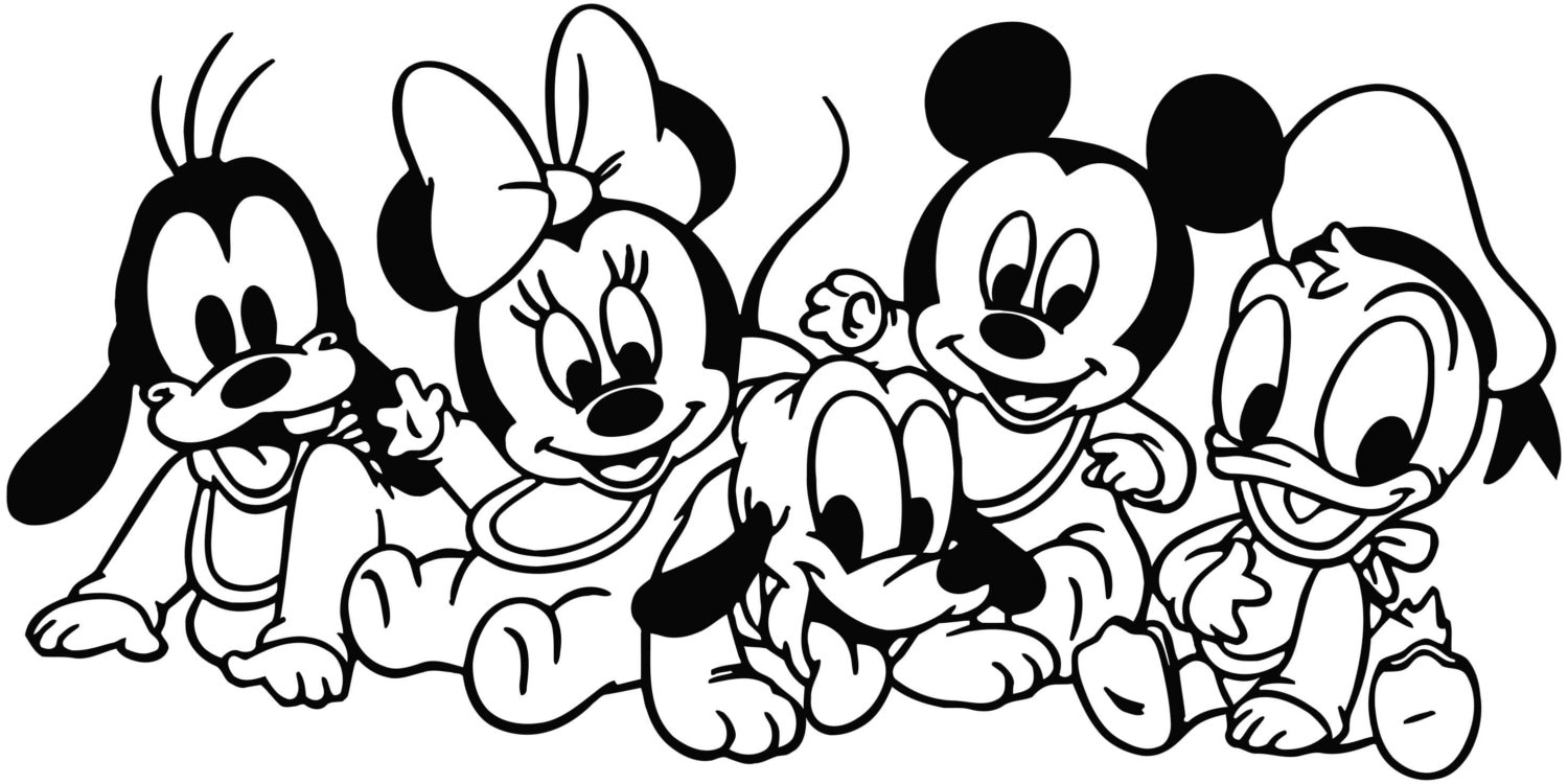 Baby Disney Characters Baby Nursery Room - Kids Childrens Play Room ...