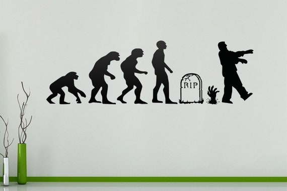 Zombie Evolution Monsters Walking Dead Bedroom Picture | Etsy