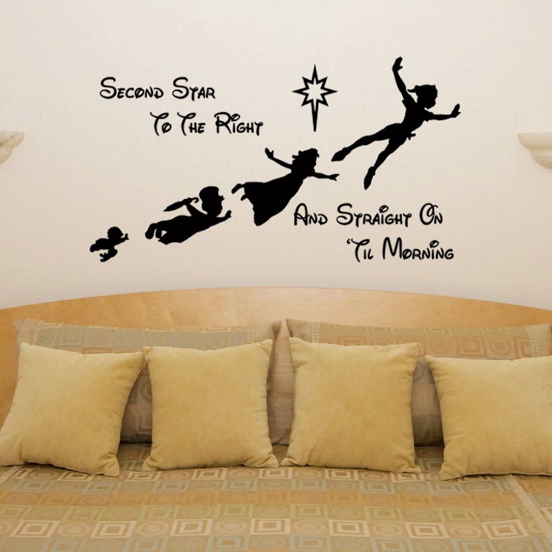 Peter Pan Wall Decal - Etsy