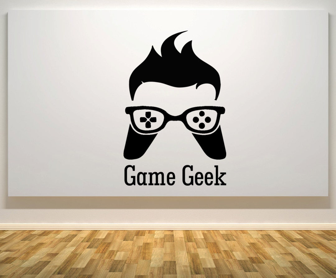 Game Geek Ps Playstation Wii Console Gaming Kids Children's Bedroom ...