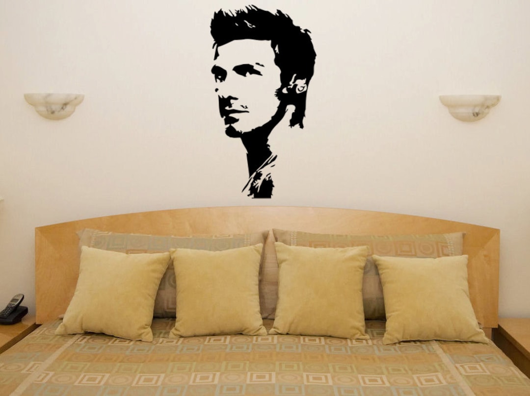 David Beckham Football Soccer Bedroom Wall Art Sticker Picture Decal - Etsy