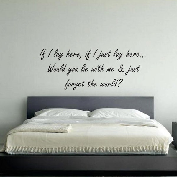 If I Just Lay Here - Etsy